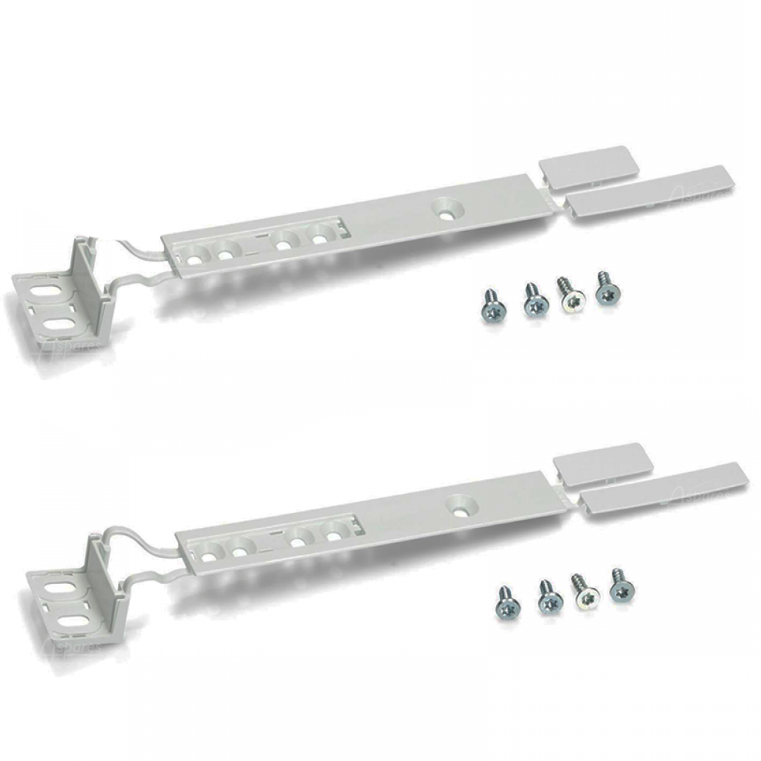 2x Howden Fridge Freezer Integrated Sliding Door Hinge Mounting Bracke ...
