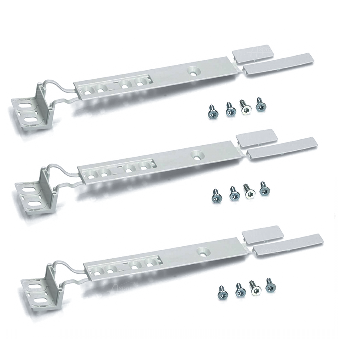 3x Howden Fridge Freezer Integrated Sliding Door Hinge Mounting Bracke ...