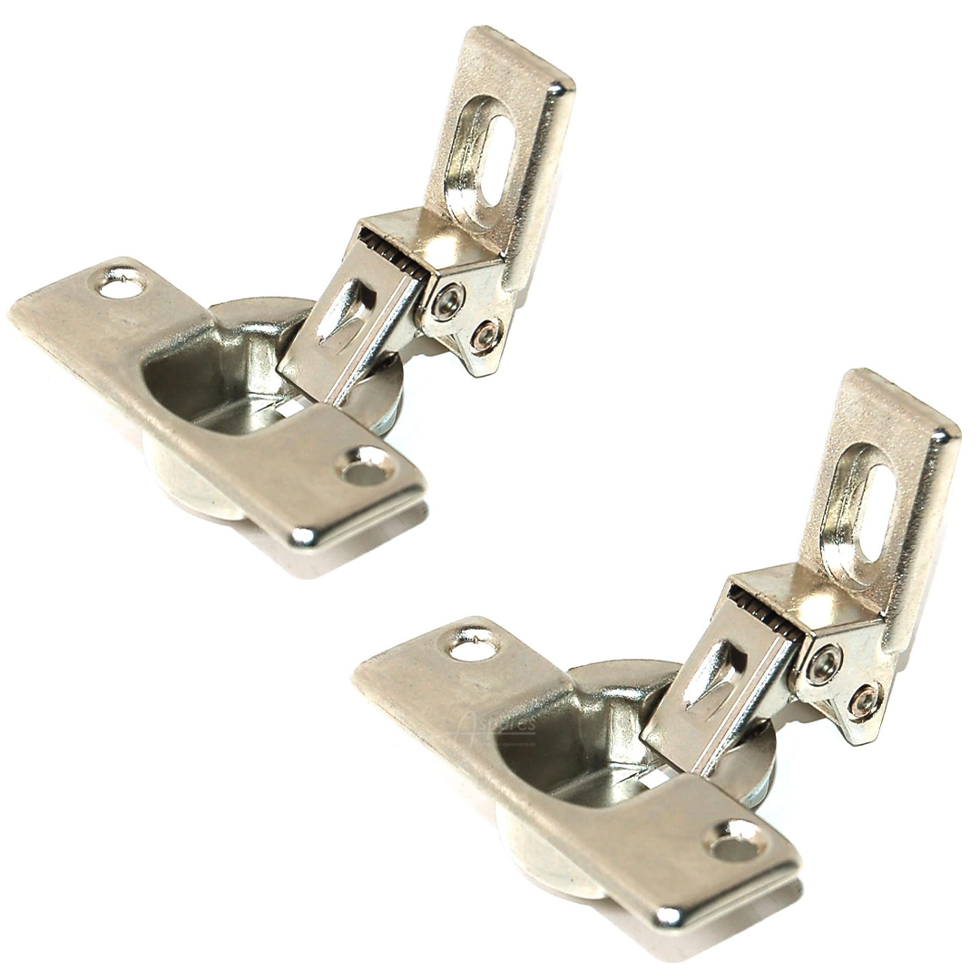 AEG 2x Washing Machine Cupboard Door Hinge 1245378003 – Aspares