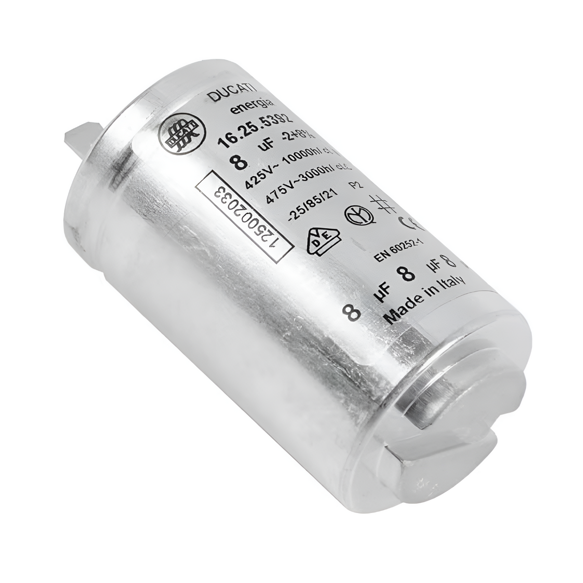 CANDY Tumble Dryer microfarad Capacitor Motor 8UF Ducati Part 41039164 ...