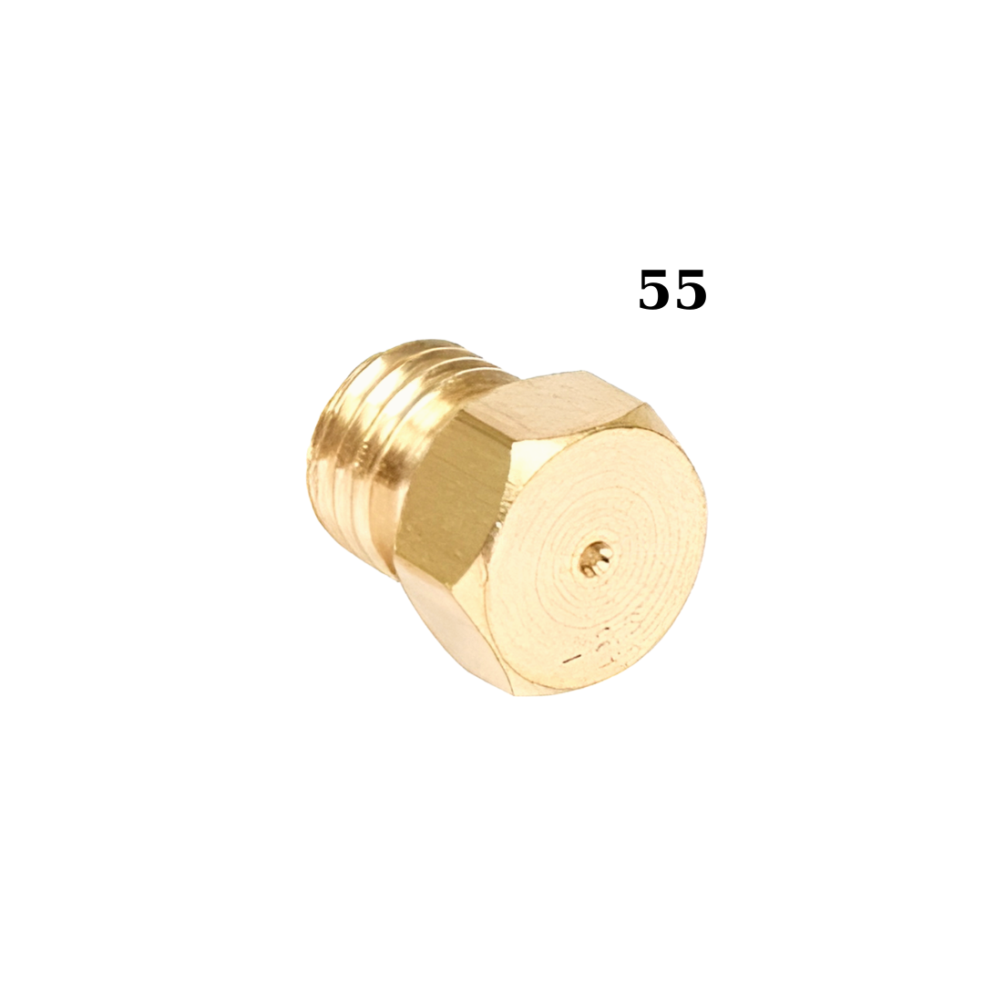 Universal LPG Burner Hob Gas Jet Nozzle Injector 55 Orifice Size 0.55m ...